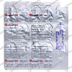 Buy Gemcal Ds Strip Of 15 Tablets Online at Flat 15% OFF | PharmEasy