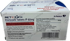 Retoz 60 MG Tablet (10): Uses, Side Effects, Price & Dosage | PharmEasy