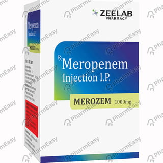 Buy Merozem 1 G Powder For Injection (1) Online at Flat 15% OFF | PharmEasy
