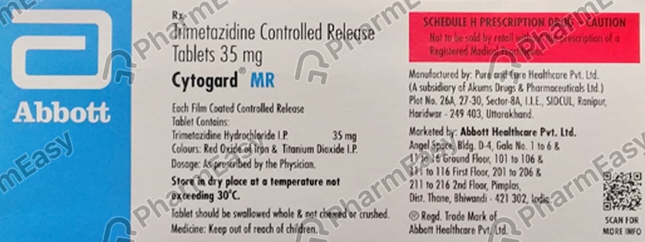 Cytogard Mr 35 MG Tablet (10): Uses, Side Effects, Price & Dosage ...