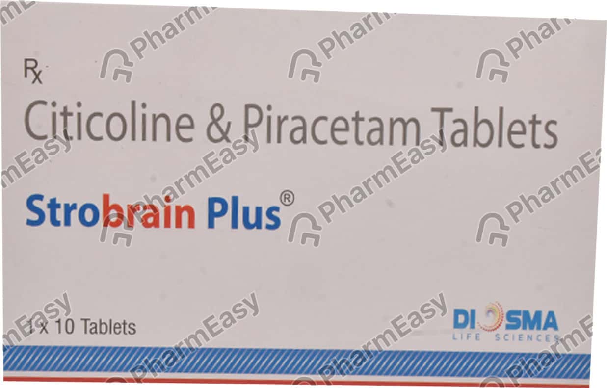 Buy Strobrain Plus 500/800 Mg Tablet 10 Online at Flat 15% OFF | PharmEasy