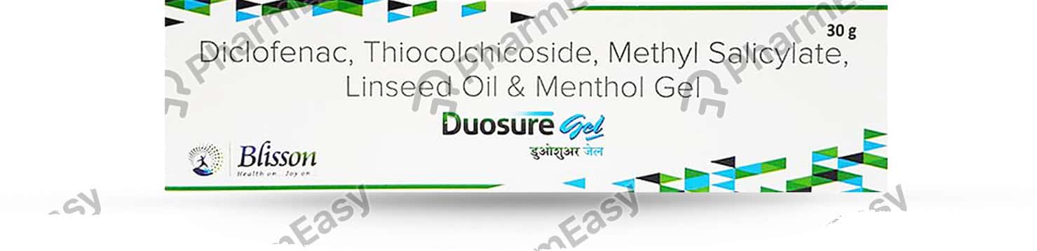 Duosure Tube Of 30gm Gel: Uses, Side Effects, Price & Dosage | PharmEasy