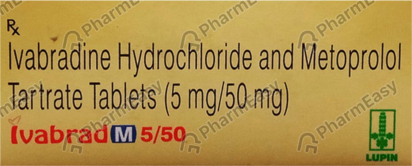 Buy Ivabrad M 5/50mg Strip Of 10 Tablets Online at Flat 15% OFF | PharmEasy
