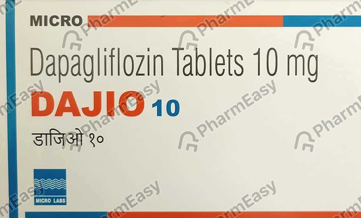 Dajio M 10/500mg Strip Of 10 Tablets: Uses, Side Effects, Price, Dosage ...