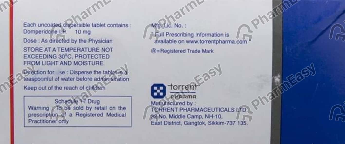 Domstal Dt 10 MG Tablet (15): Uses, Side Effects, Price & Dosage ...