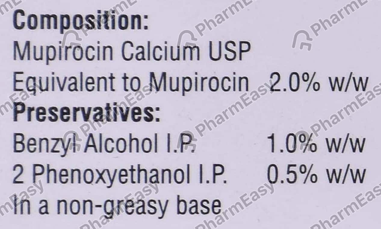 Supirocin 2 %W/W Cream (10): Uses, Side Effects, Price & Dosage | PharmEasy
