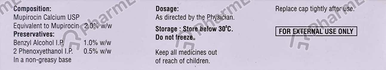 Supirocin 2 %W/W Cream (10): Uses, Side Effects, Price & Dosage | PharmEasy