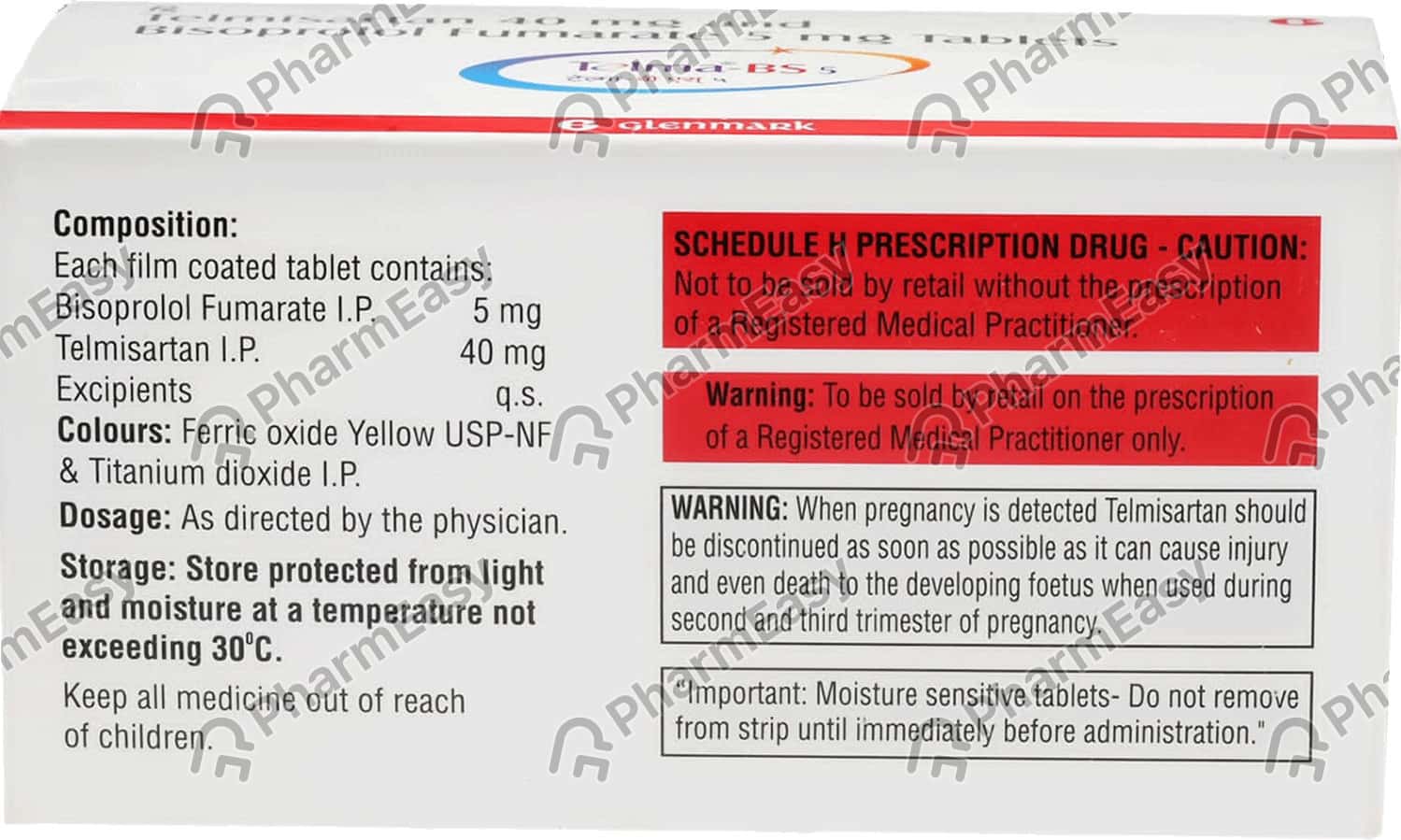 Buy Telsar Biso 5/40mg Strip Of 10 Tablets Online at Flat 15% OFF ...