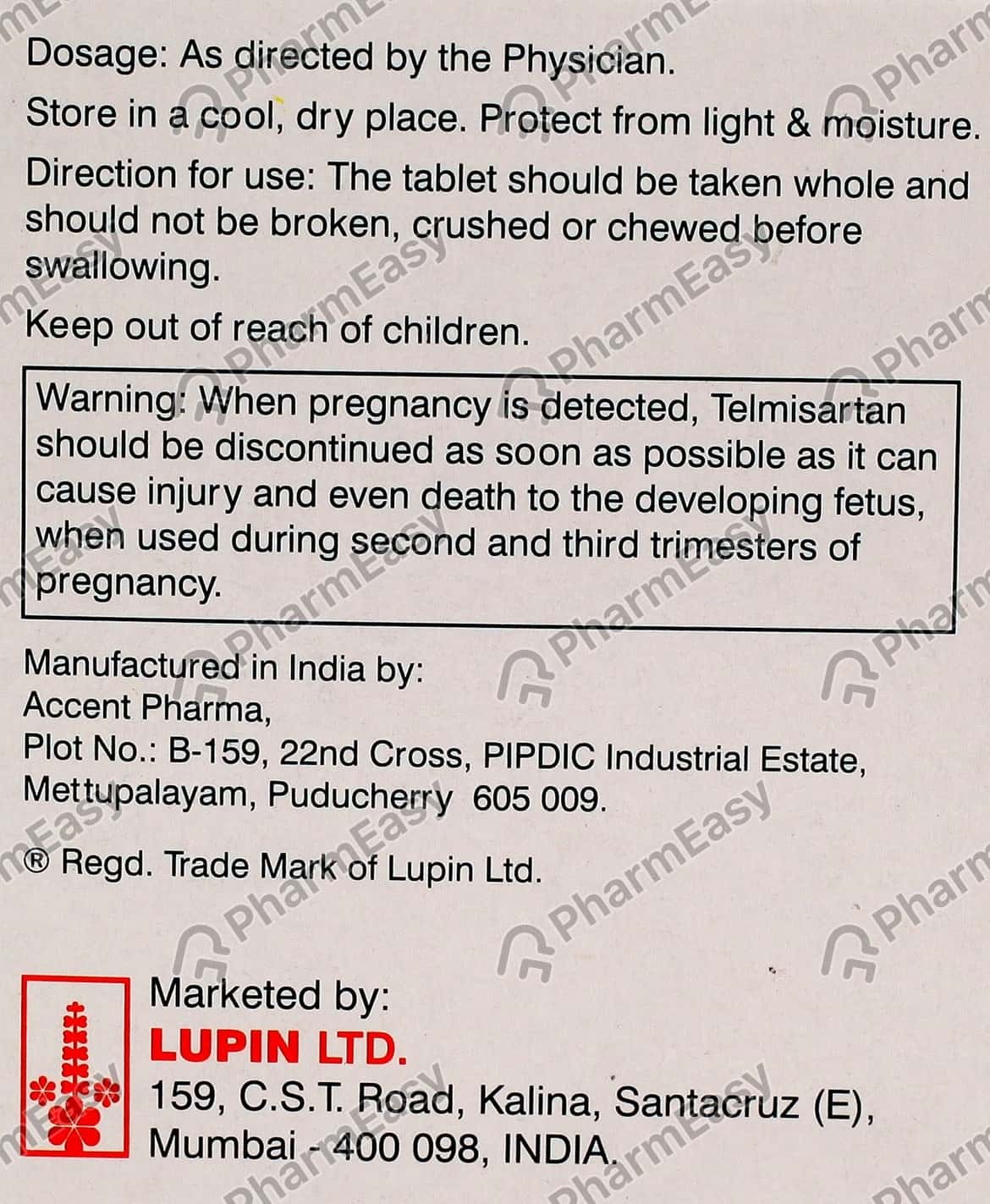 Telista Amh Strip Of 15 Tablets: Uses, Side Effects, Price & Dosage ...