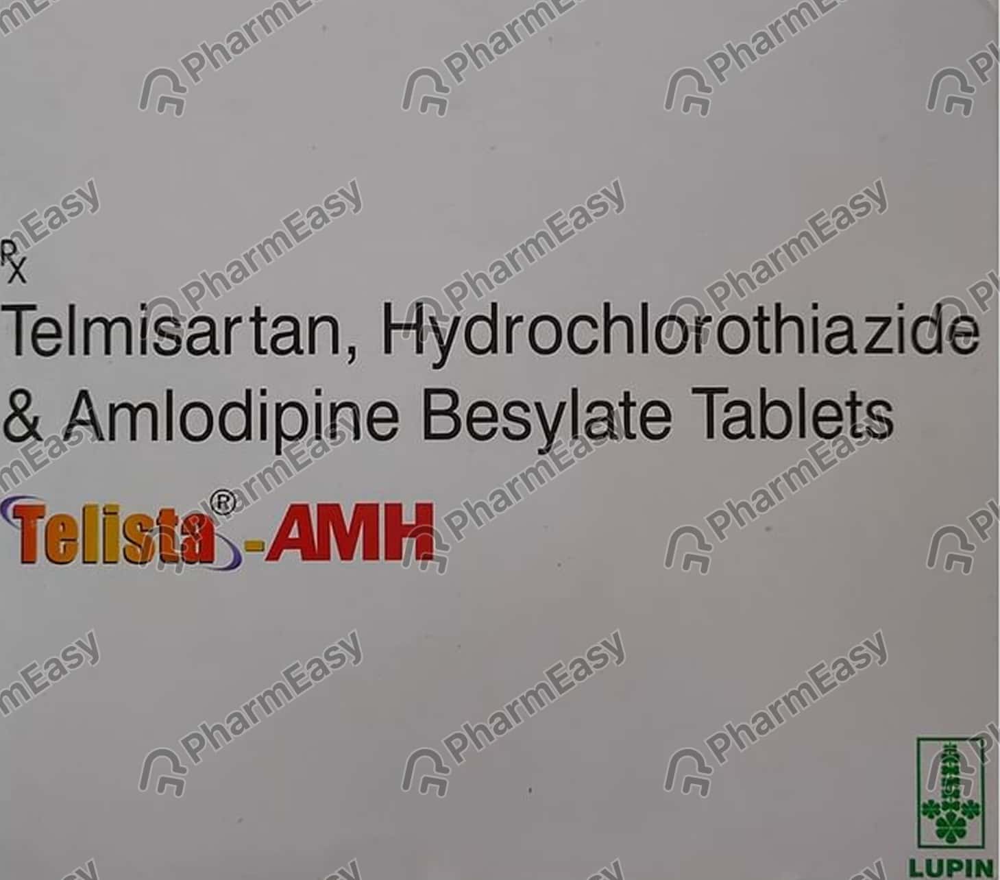 Telista Amh Strip Of 15 Tablets: Uses, Side Effects, Price & Dosage ...