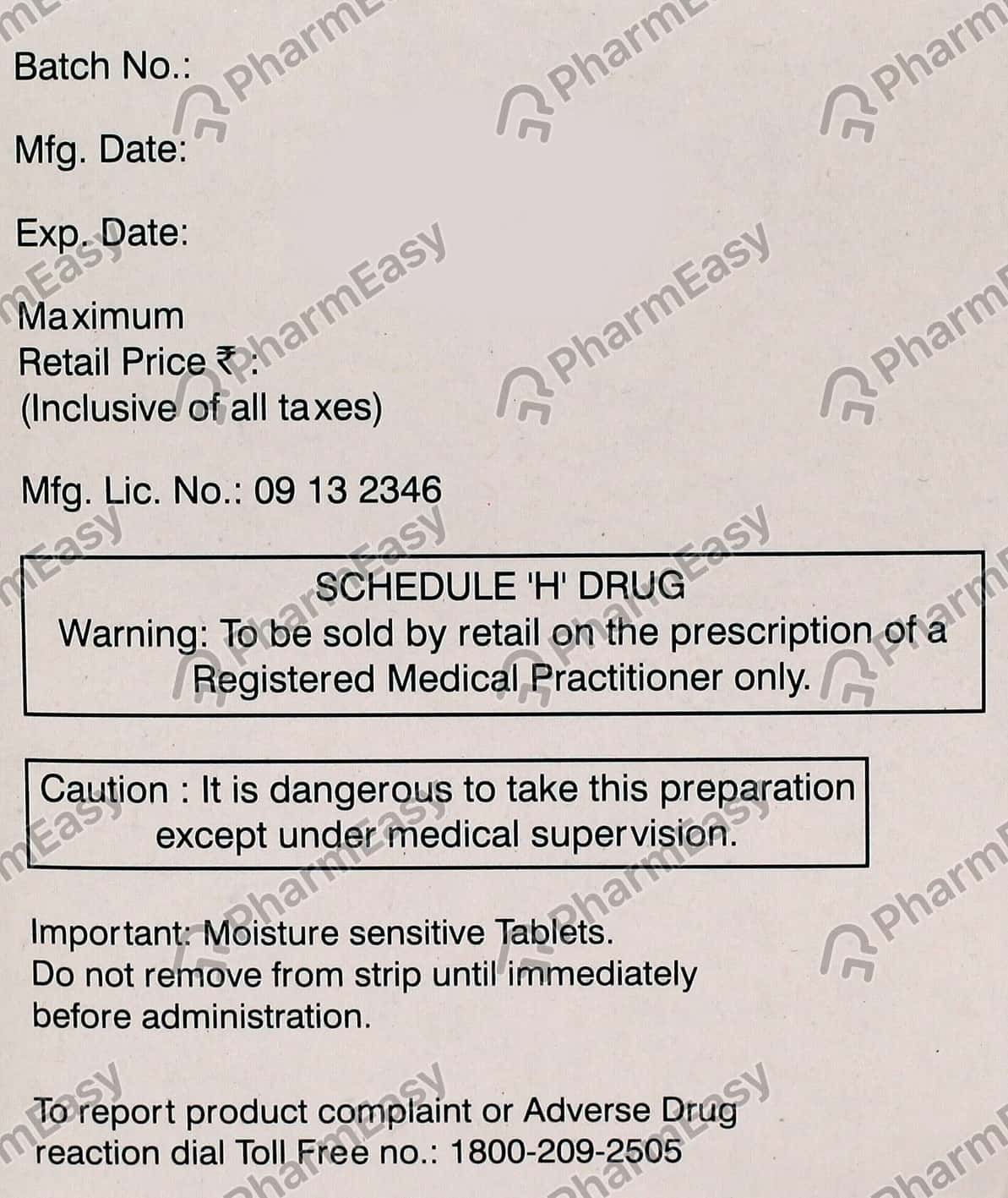 Telista Amh Strip Of 15 Tablets: Uses, Side Effects, Price & Dosage ...