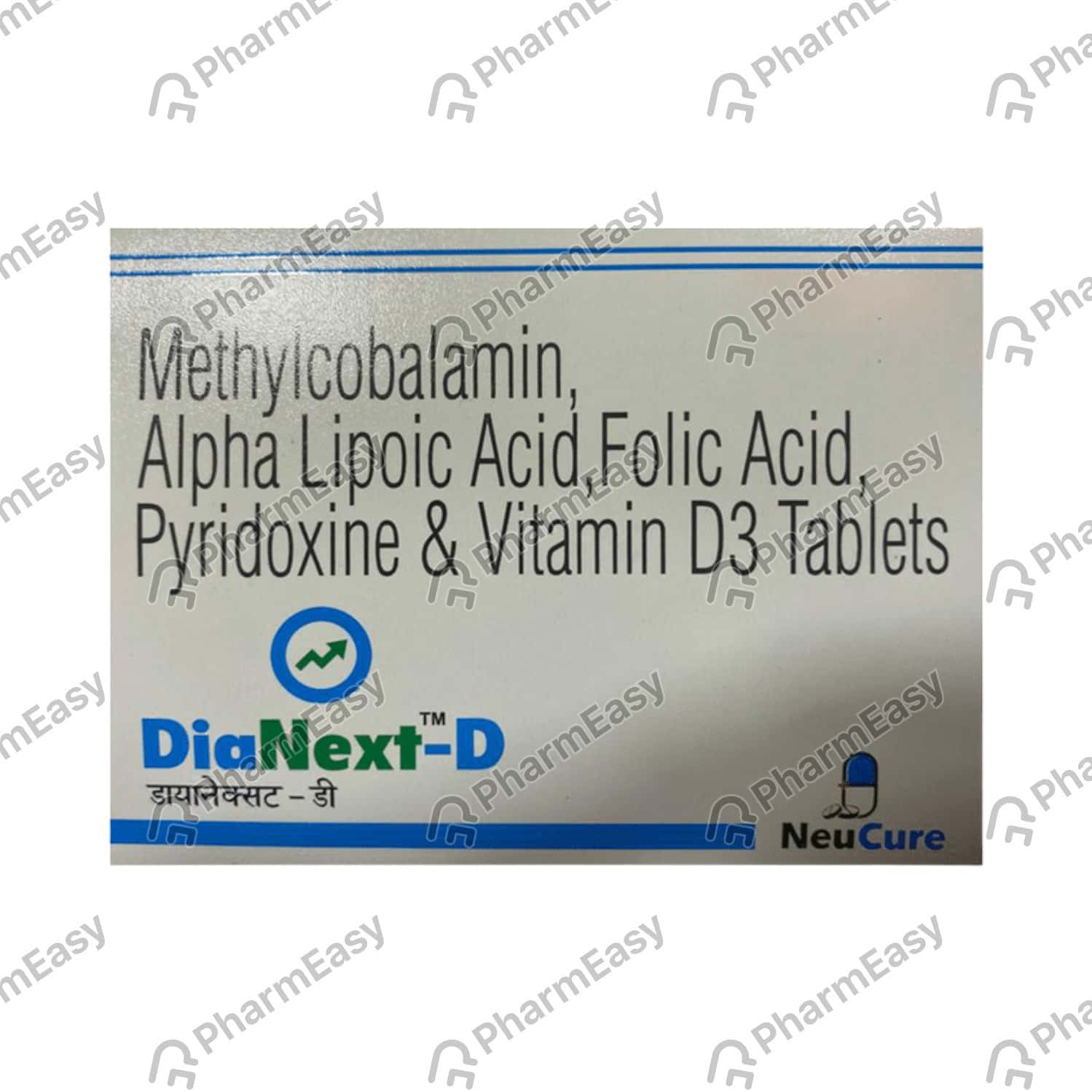 Dianext D Strip Of 10 Tablets: Uses, Side Effects, Price & Dosage ...