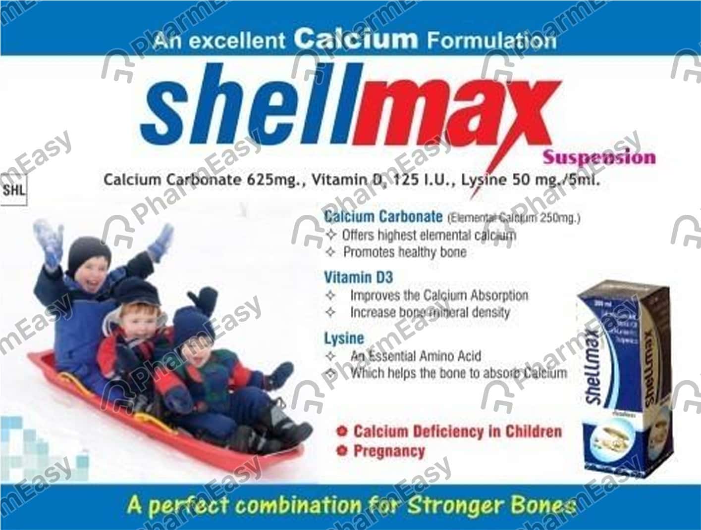 Buy Shellmax 0 MG Syrup (200) Online & Save Up to 24% at PharmEasy
