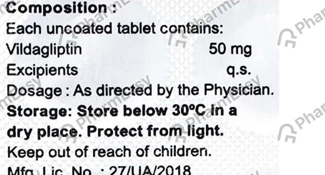 Vildapin 50 MG Tablet (15): Uses, Side Effects, Price, Dosage ...