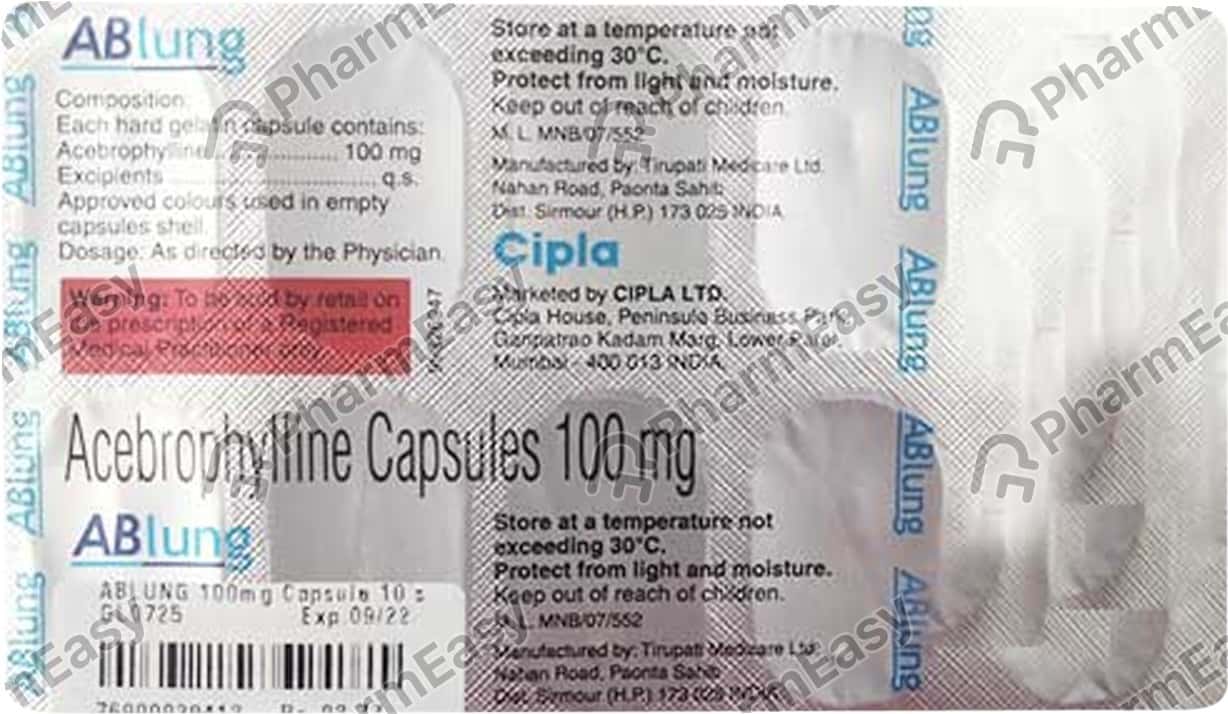 Ablung 100 MG Capsule (10): Uses, Side Effects, Price & Dosage | PharmEasy