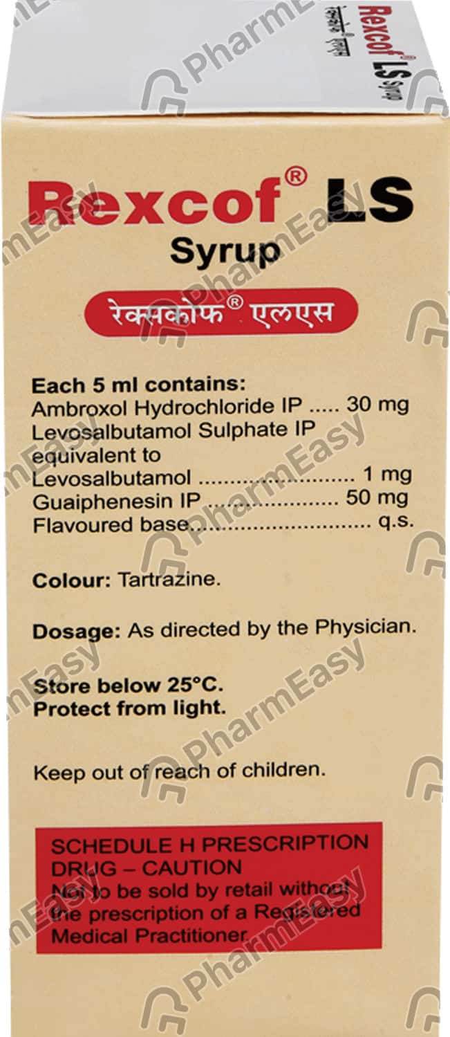 Buy Rexcof Ls Bottle Of 100ml Syrup Online at Flat 15% OFF | PharmEasy