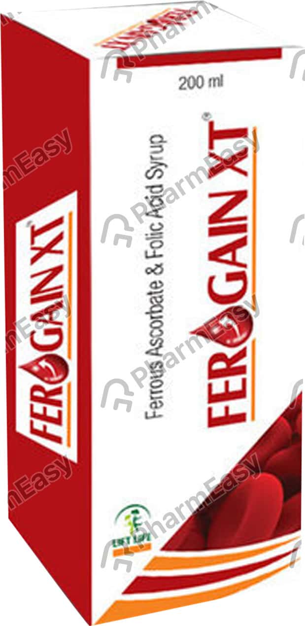Ferogain Xt Syrup 200ml: Uses, Side Effects, Price & Dosage | PharmEasy