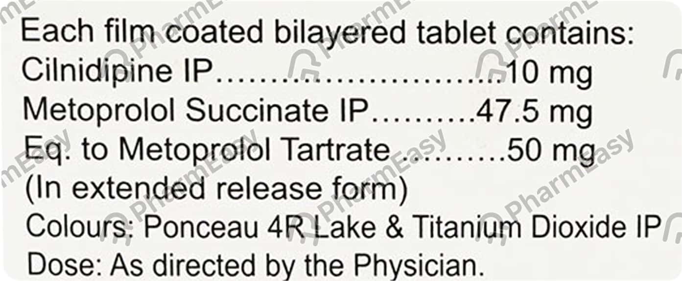 Cilny M 50mg Strip Of 10 Tablets: Uses, Side Effects, Price & Dosage ...