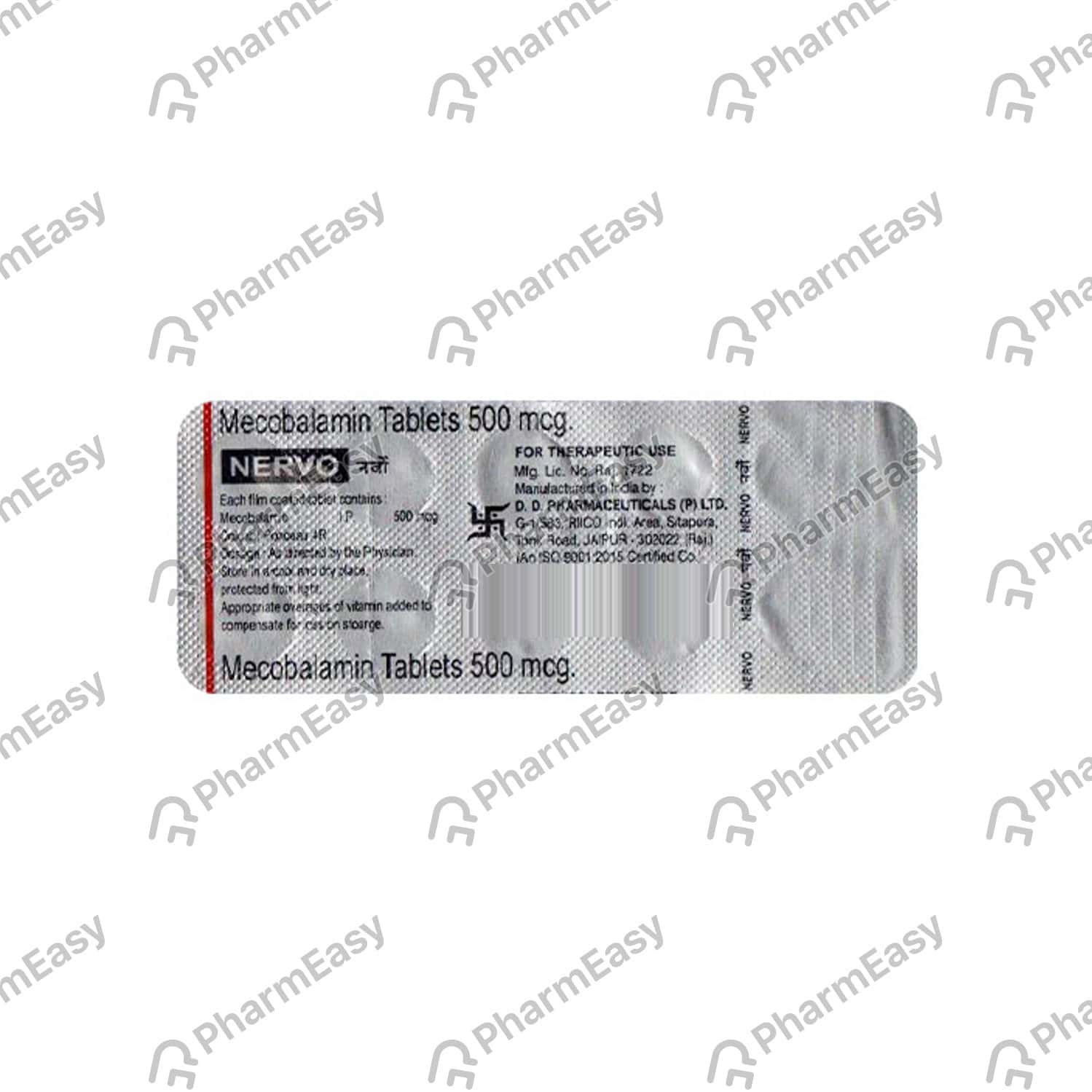 Nervo 500 MCG Tablet (10): Uses, Side Effects, Price & Dosage | PharmEasy