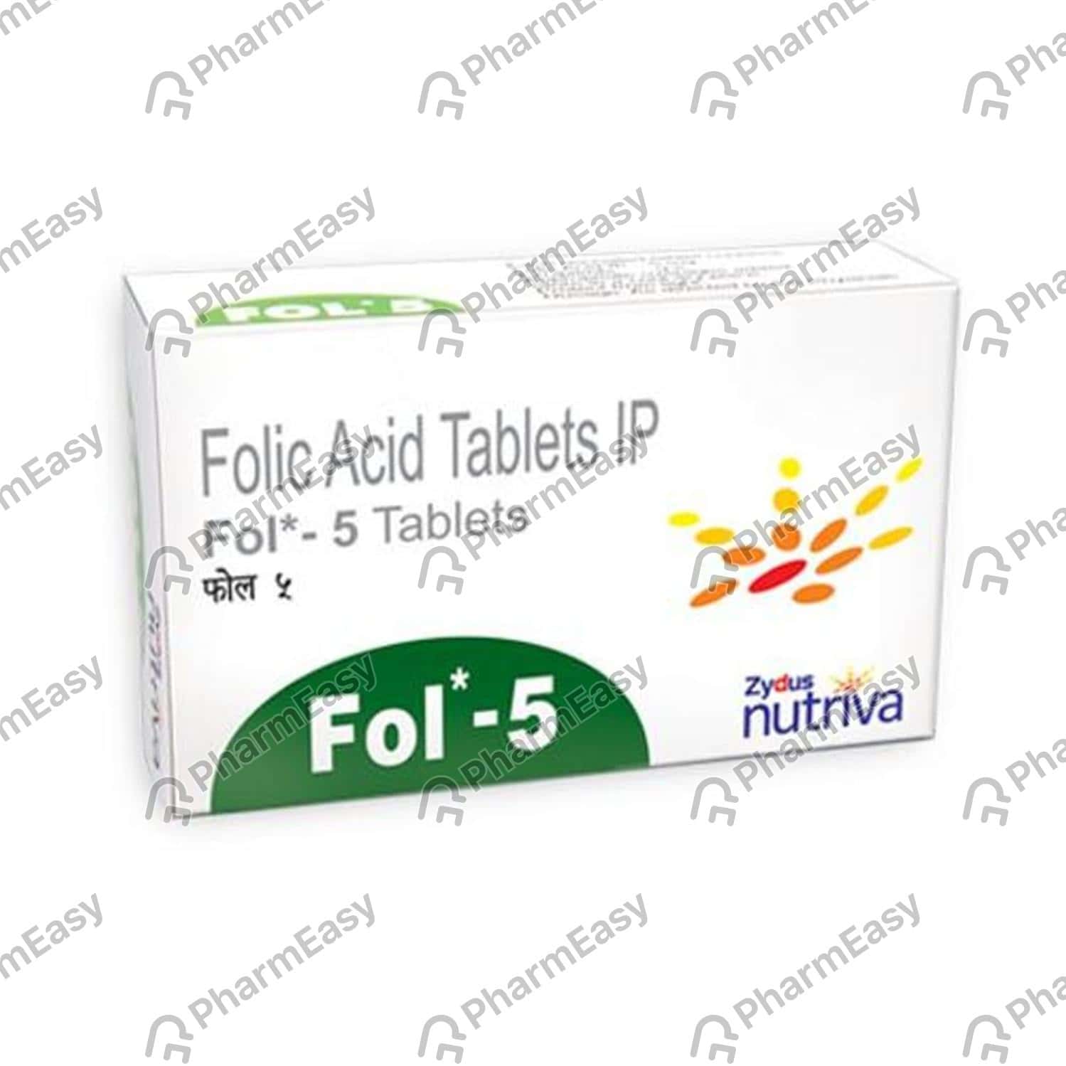 Buy Fol 5 MG Tablet (10) Online at Flat 15% OFF | PharmEasy