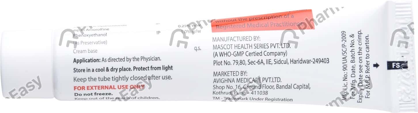 Amroltru 0.25 %W/W Cream (15): Uses, Side Effects, Price & Dosage ...