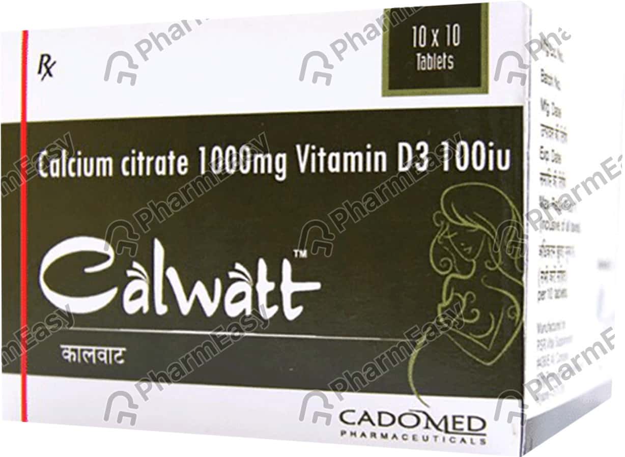Calwatt Strip Of 10 Tablets: Uses, Side Effects, Price & Dosage | PharmEasy