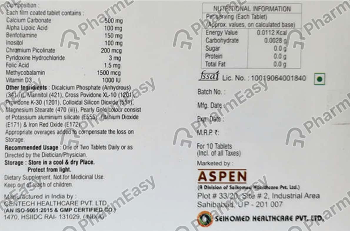 Buy Meconex Cd3 Strip Of 10 Tablets Online at Flat 15% OFF | PharmEasy