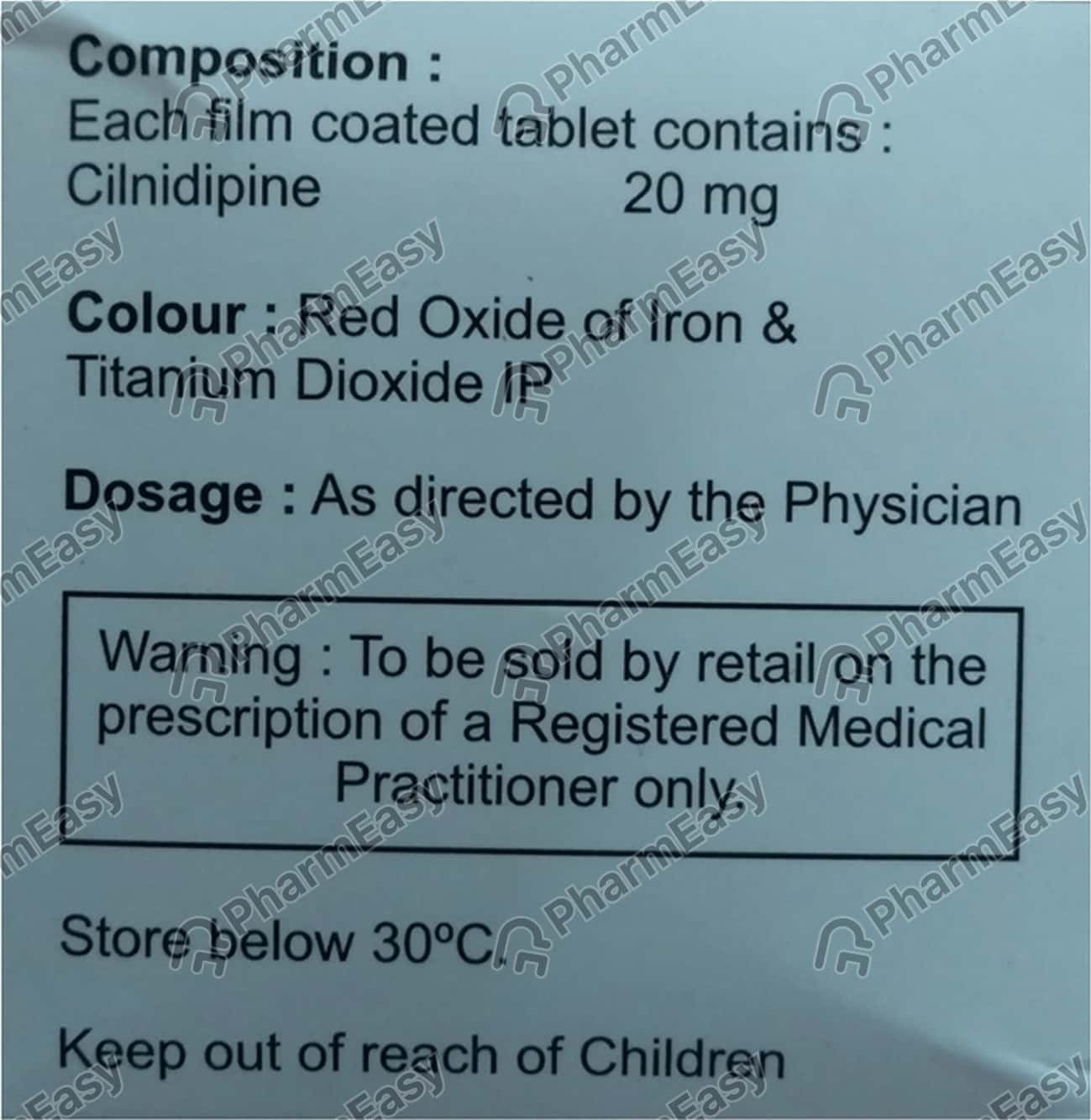 Cinod 20 MG Tablet (20): Uses, Side Effects, Price & Dosage | PharmEasy