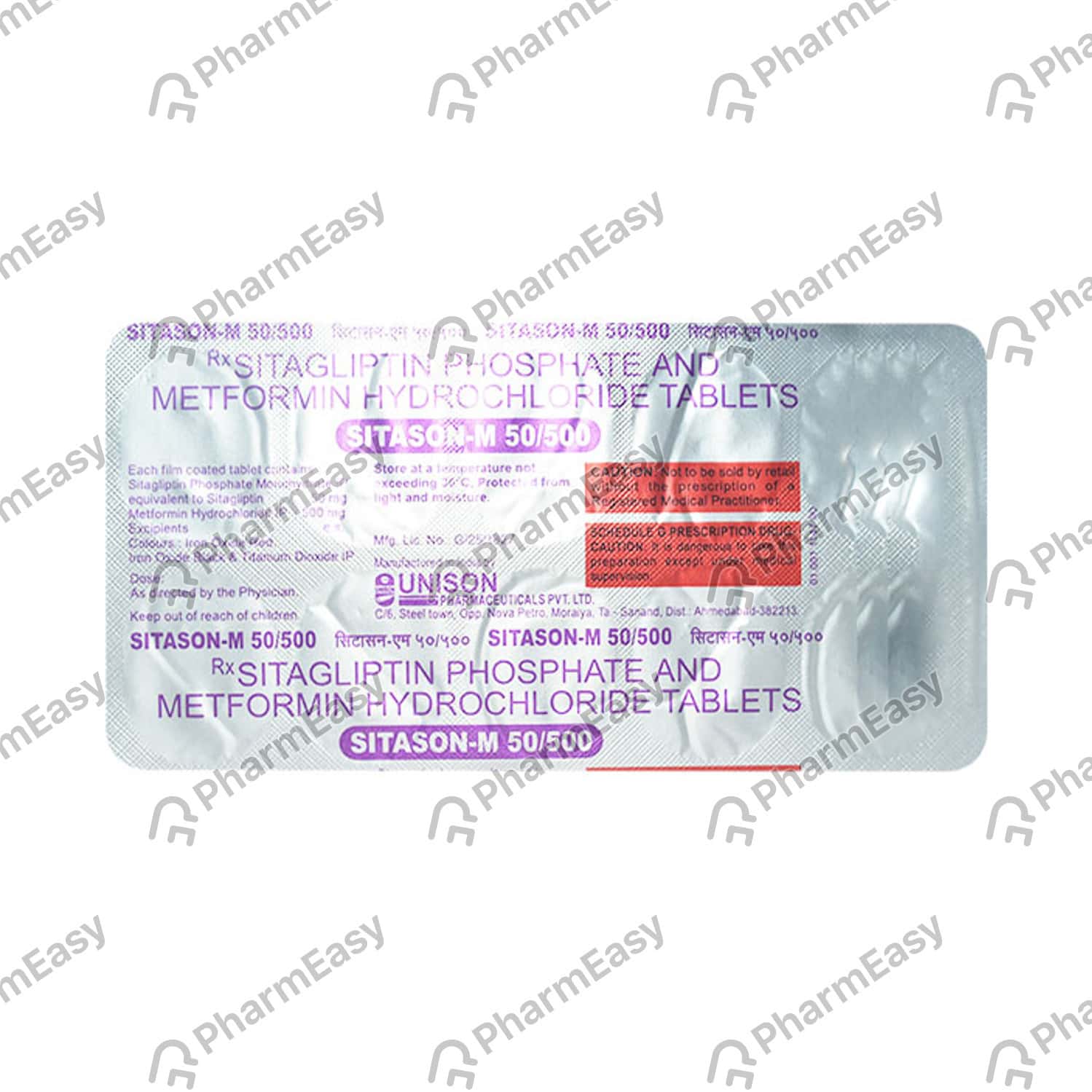 Sitason M 50/500mg Strip Of 10 Tablets: Uses, Side Effects, Price ...