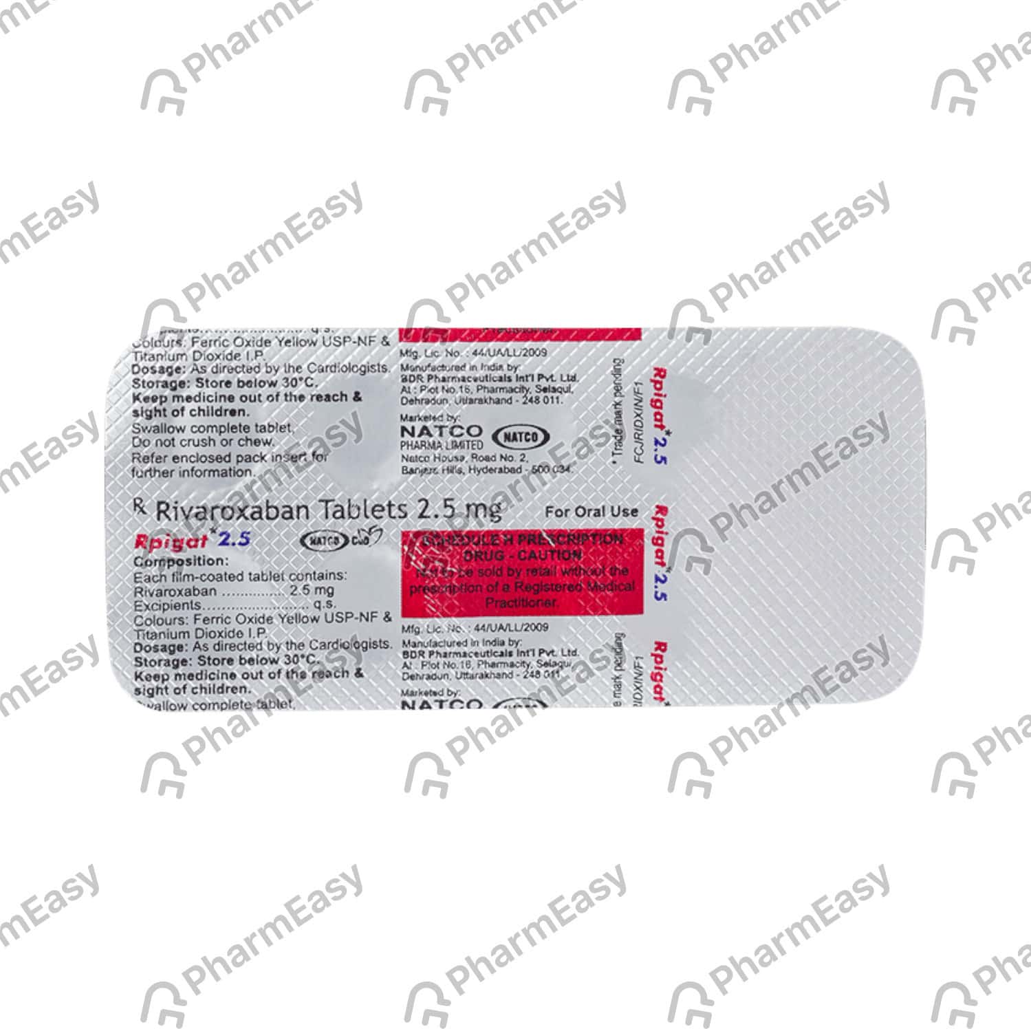 Rpigat 2.5 MG Tablet (10): Uses, Side Effects, Price & Dosage | PharmEasy