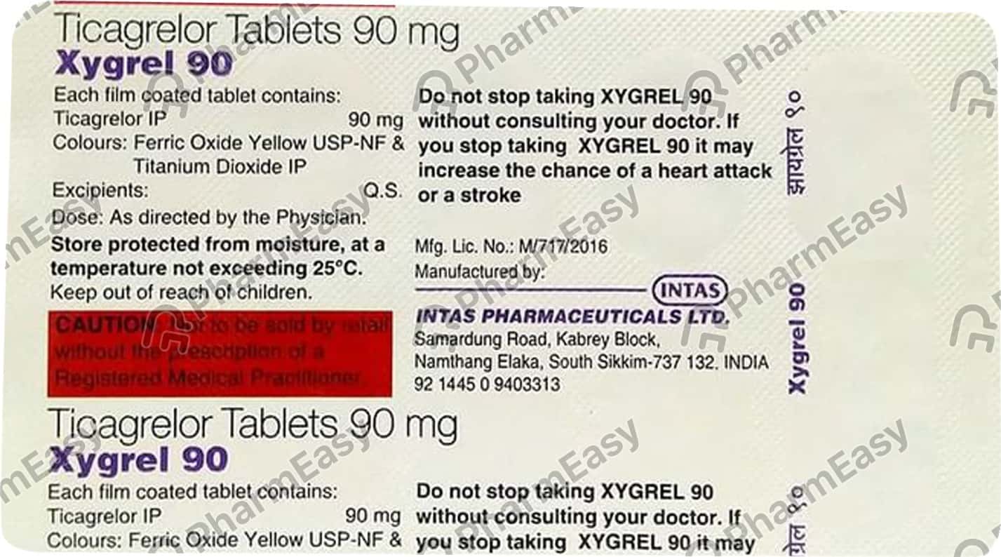 Xygrel 90 MG Tablet (10): Uses, Side Effects, Price & Dosage | PharmEasy