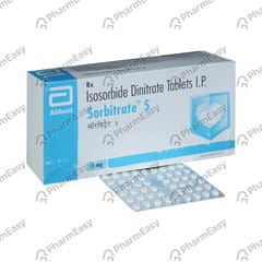 Buy Sorbitrate 5 MG Tablet (40) Online & Save Up to 24% at PharmEasy