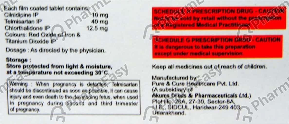 Lndip T 10/40mg Strip Of 10 Tablets: Uses, Side Effects, Price & Dosage ...
