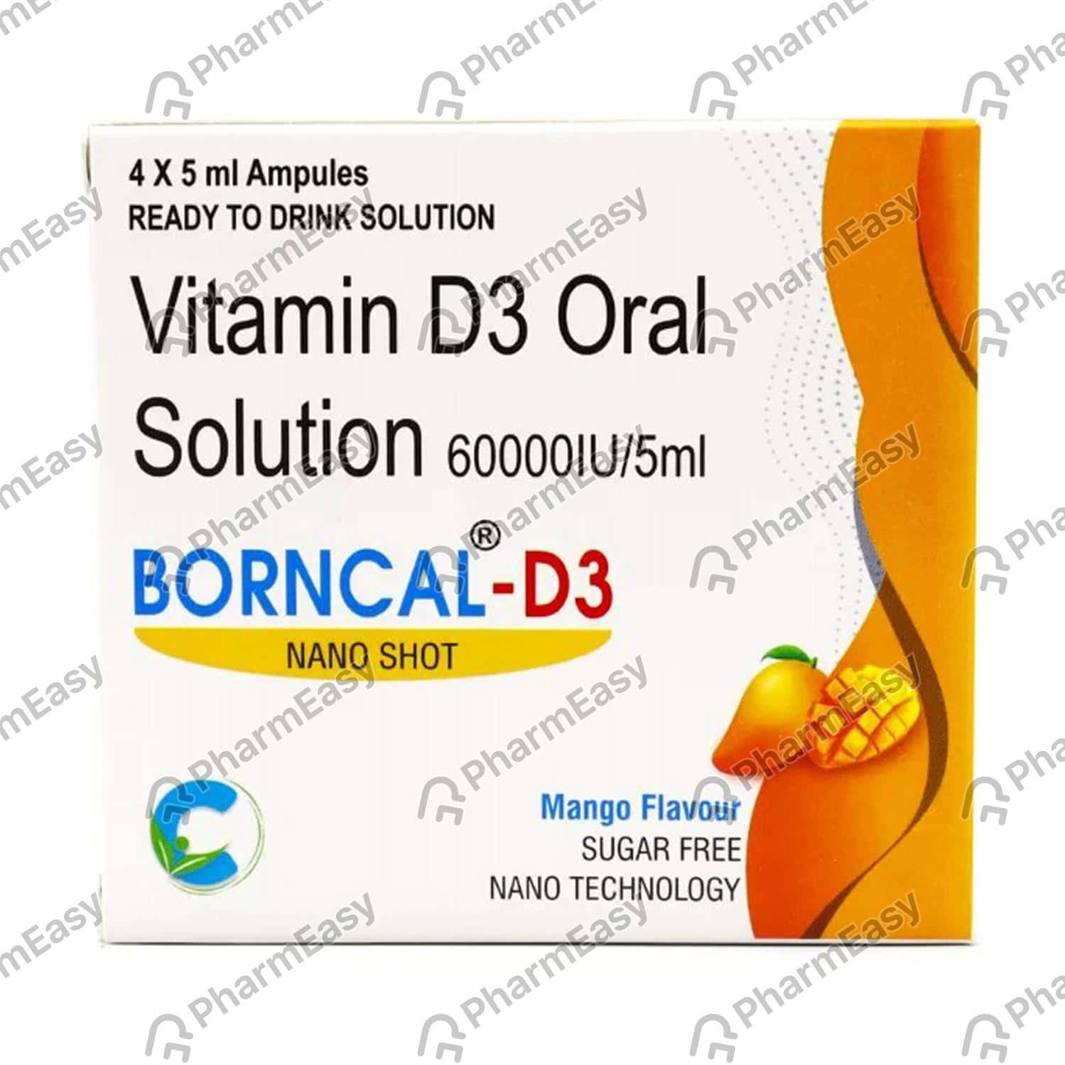 Borncal D3 60000 IU/5ML Oral Solution (5): Uses, Side Effects, Price ...