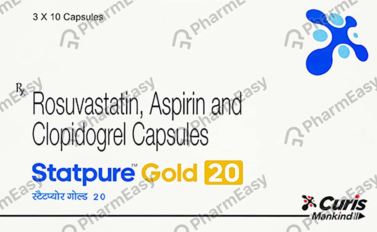 Statpure Gold 20mg Strip Of 10 Capsules: Uses, Side Effects, Price ...
