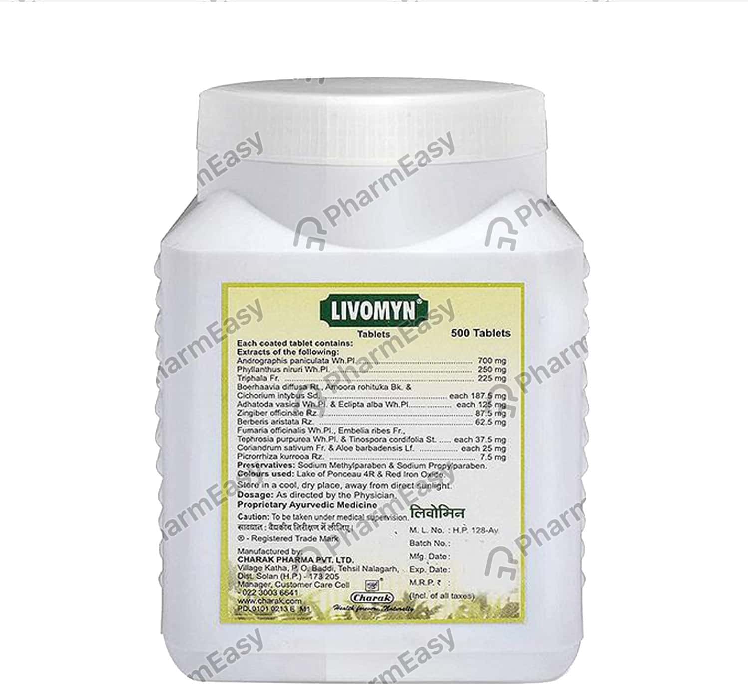 Buy LIVOMYN TABLET 500 Online & Get Upto 60% OFF at PharmEasy
