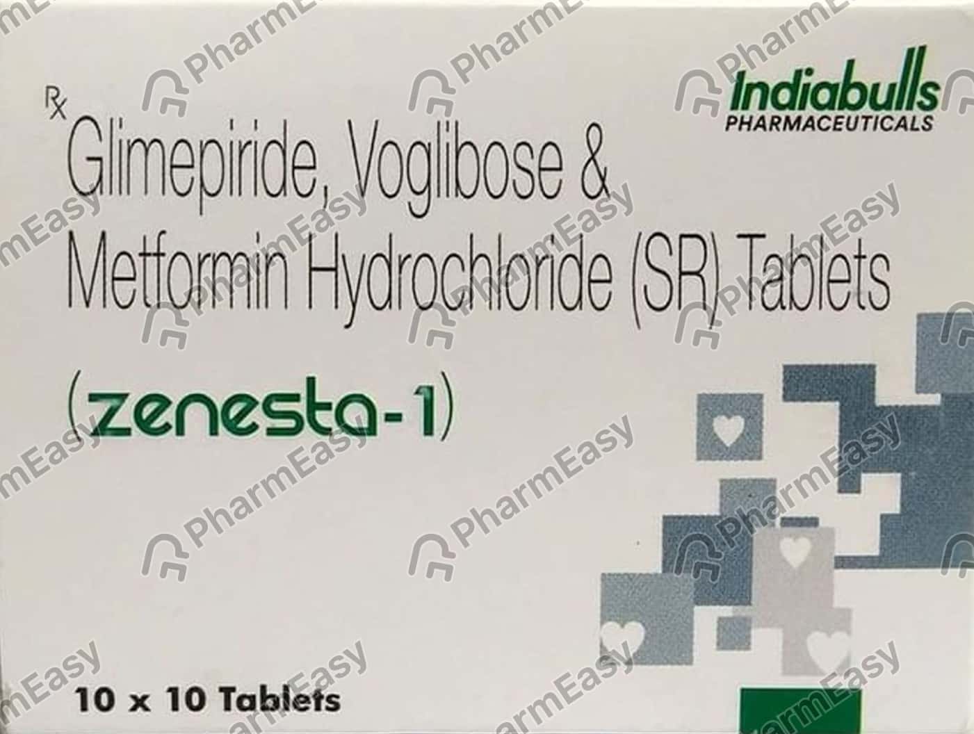 Zenesta 1mg Strip Of 10 Tablets: Uses, Side Effects, Price & Dosage ...