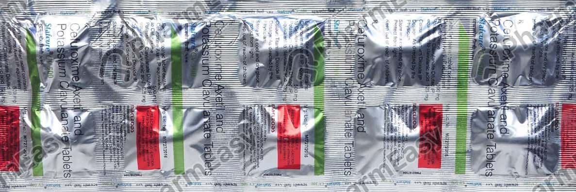 Stafcure Cv 500mg Strip Of 10 Tablets: Uses, Side Effects, Price ...