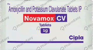 Buy Novamox Cv 1gm Strip Of 10 Tablets Online at Flat 15% OFF | PharmEasy