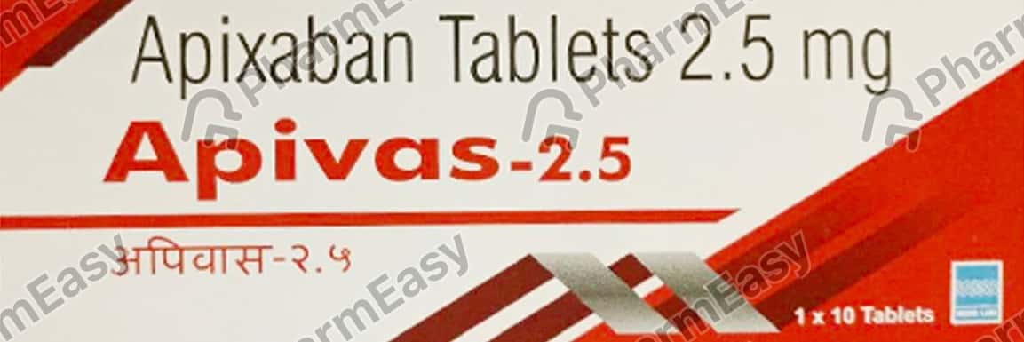 Buy Apixabid 2.5 MG Tablet (10) Online at Flat 15% OFF | PharmEasy