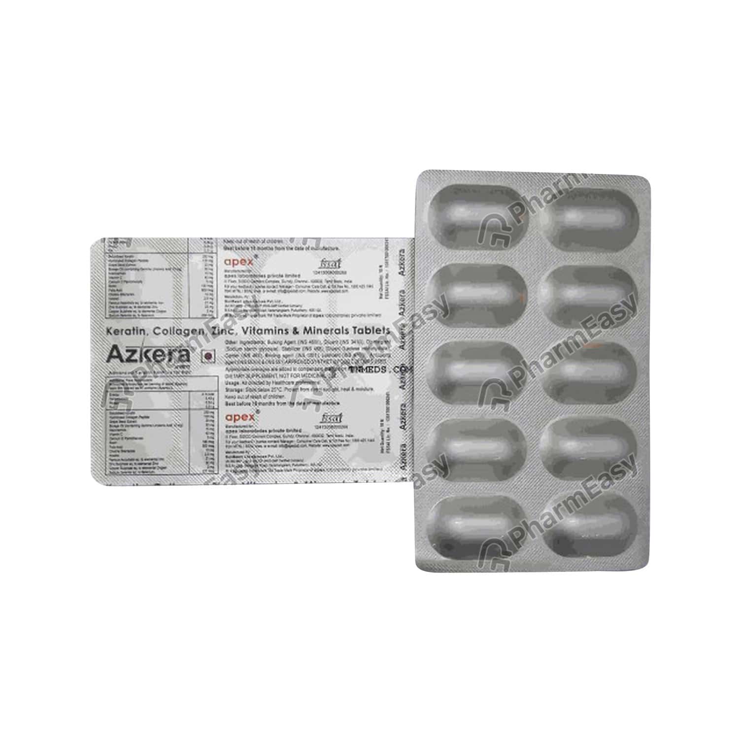 Buy Azkera Tablet 10'S Online at Flat 18% OFF* | PharmEasy