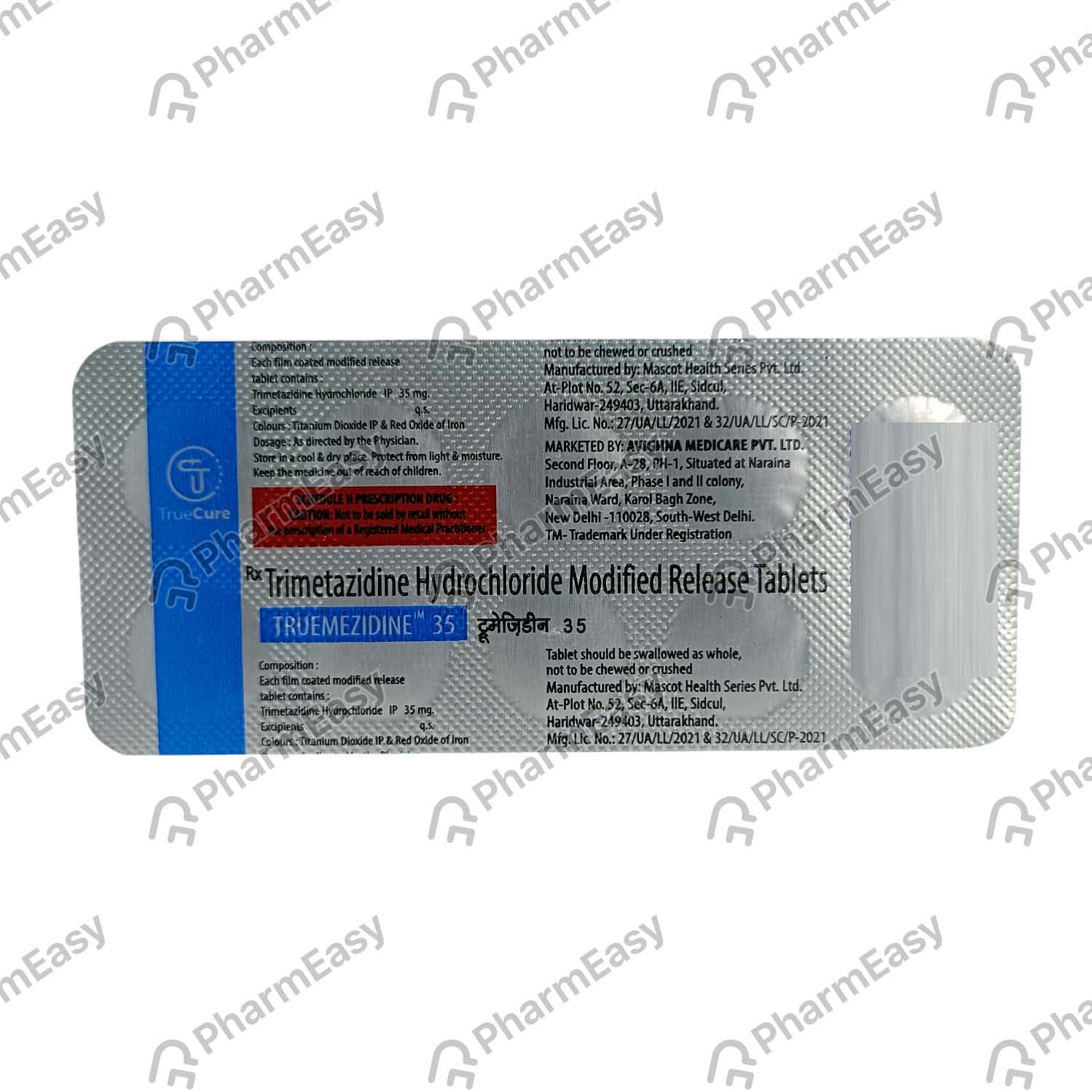 Buy Truemezidine 35 MG Tablet (10) Online at Flat 15% OFF | PharmEasy