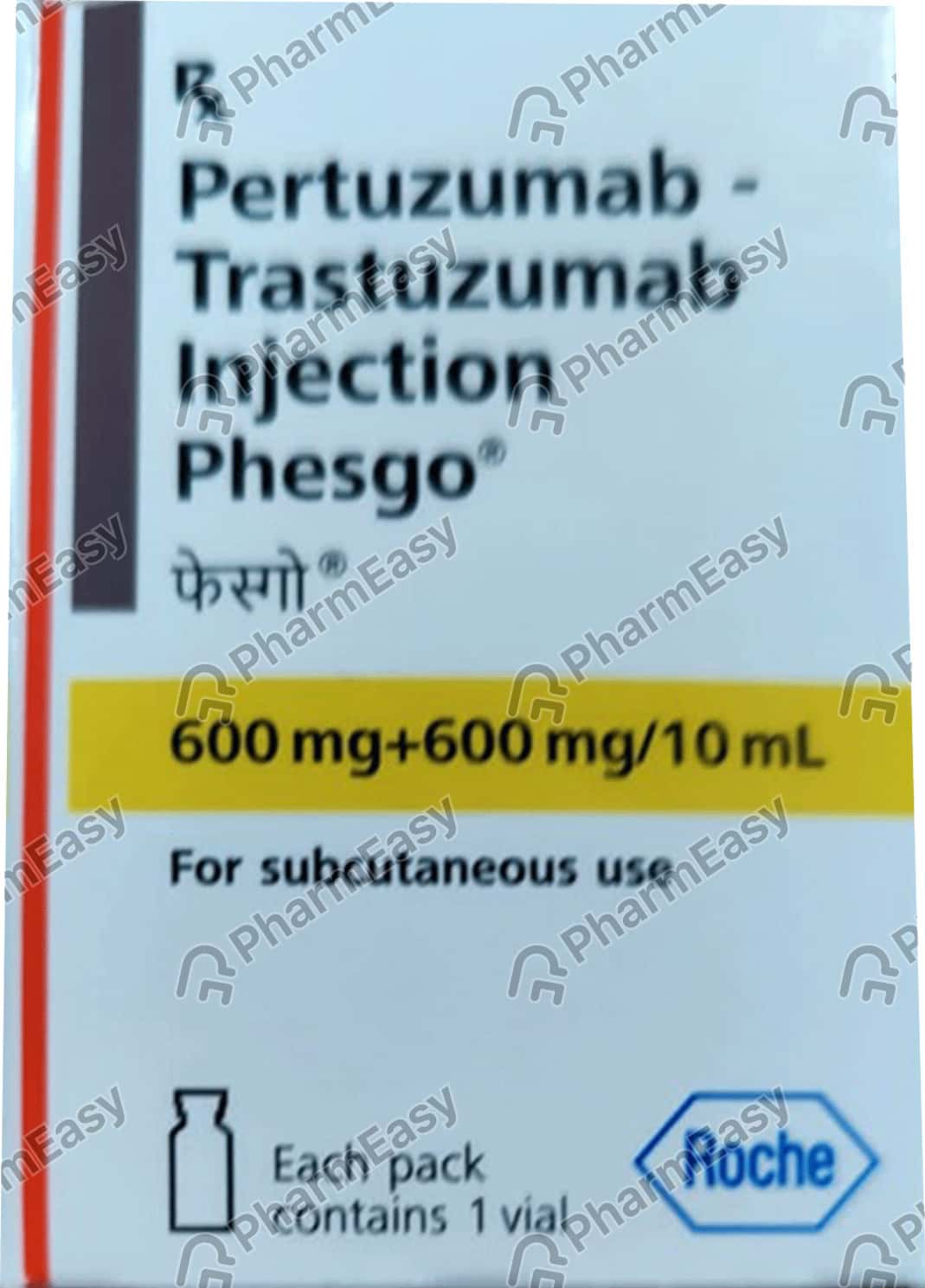 Phesgo 600/600mg Vial Of 10ml Solution For Injection: Uses, Side ...