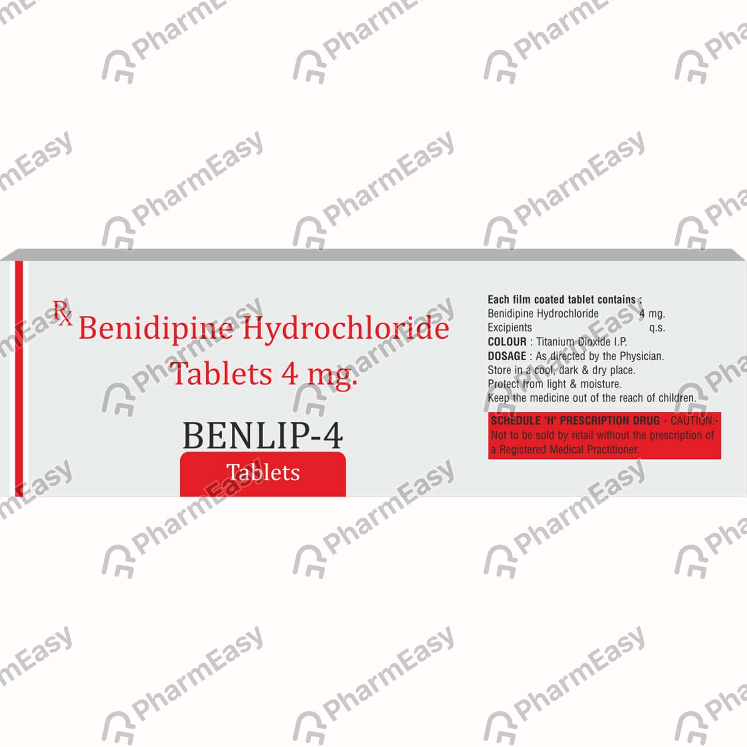 Buy Benlip 4 MG Tablet (10) Online at Flat 15% OFF | PharmEasy