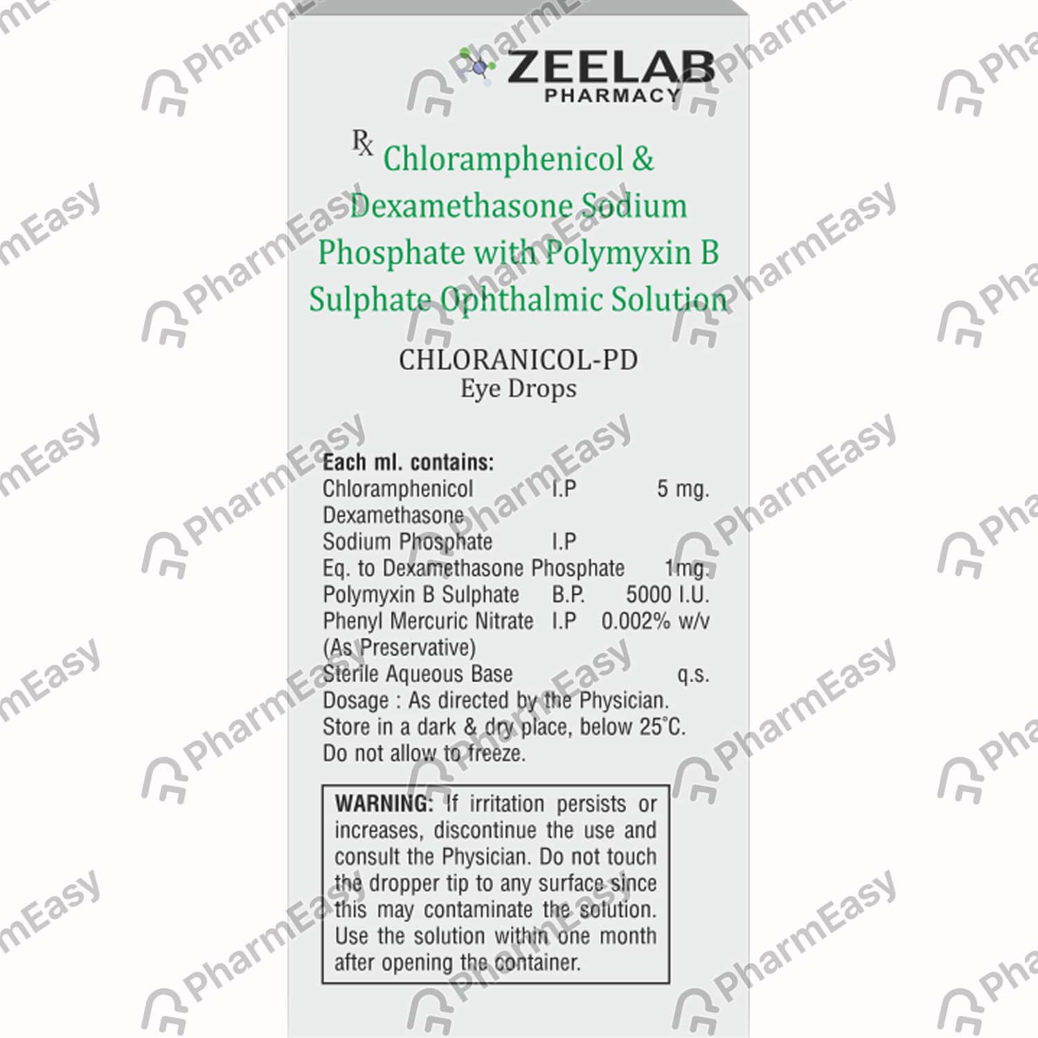 Buy Chloranicol Pd Bottle Of 5ml Eye Drops Online at Flat 15% OFF ...