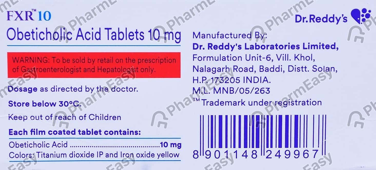 Fxr 10 MG Tablet (10): Uses, Side Effects, Price & Dosage | PharmEasy