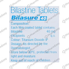 Bilasure 40 Tablet: Uses, Side-effects, Price, Dosage & More Info ...