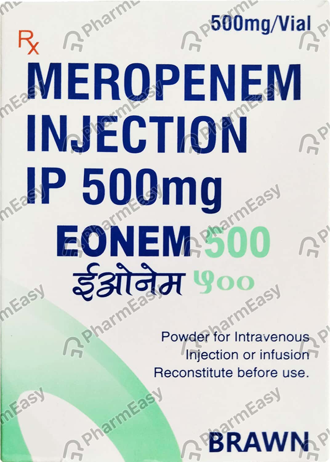 Buy Eonem 500 MG Powder For Injection (1) Online at Flat 15% OFF ...