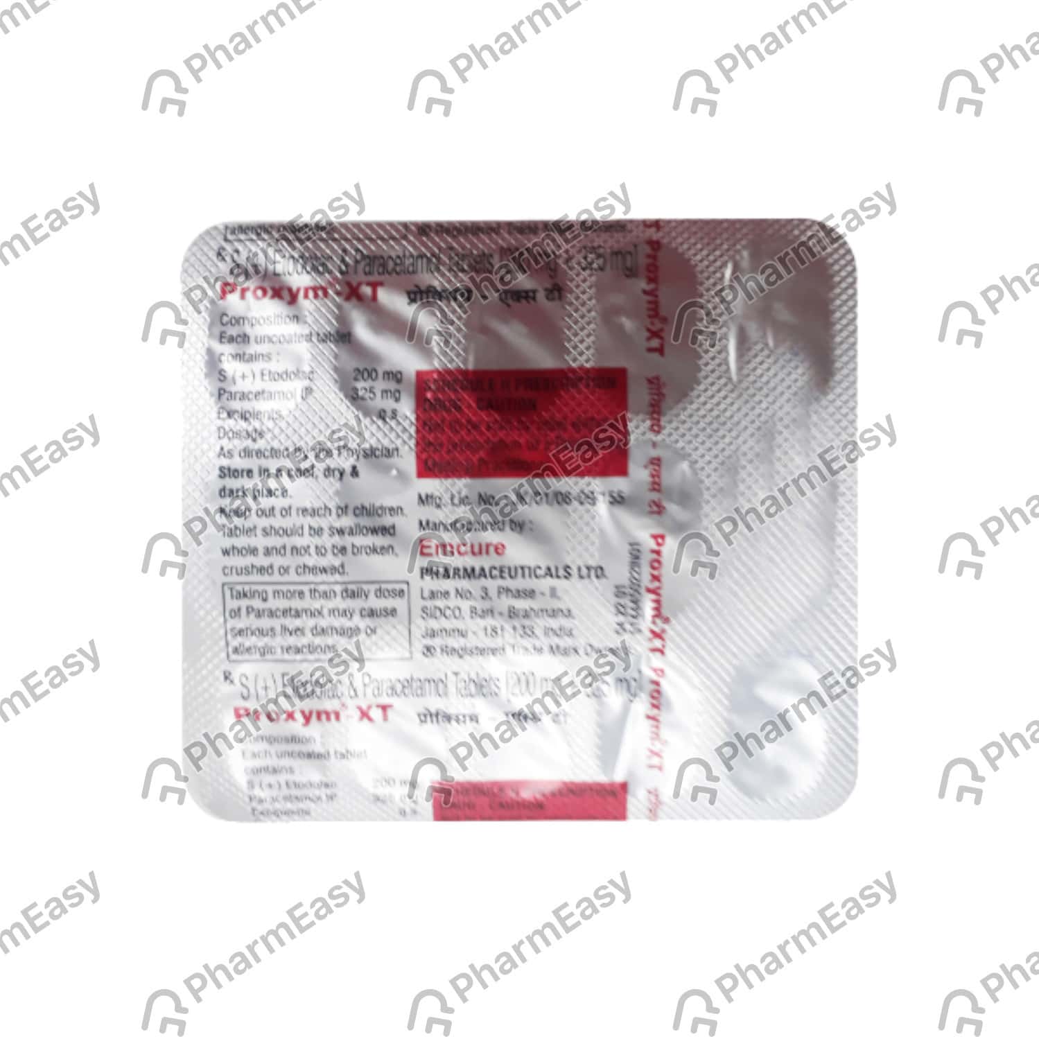Buy Proxym Xt Strip Of 15 Tablets Online at Flat 15% OFF | PharmEasy