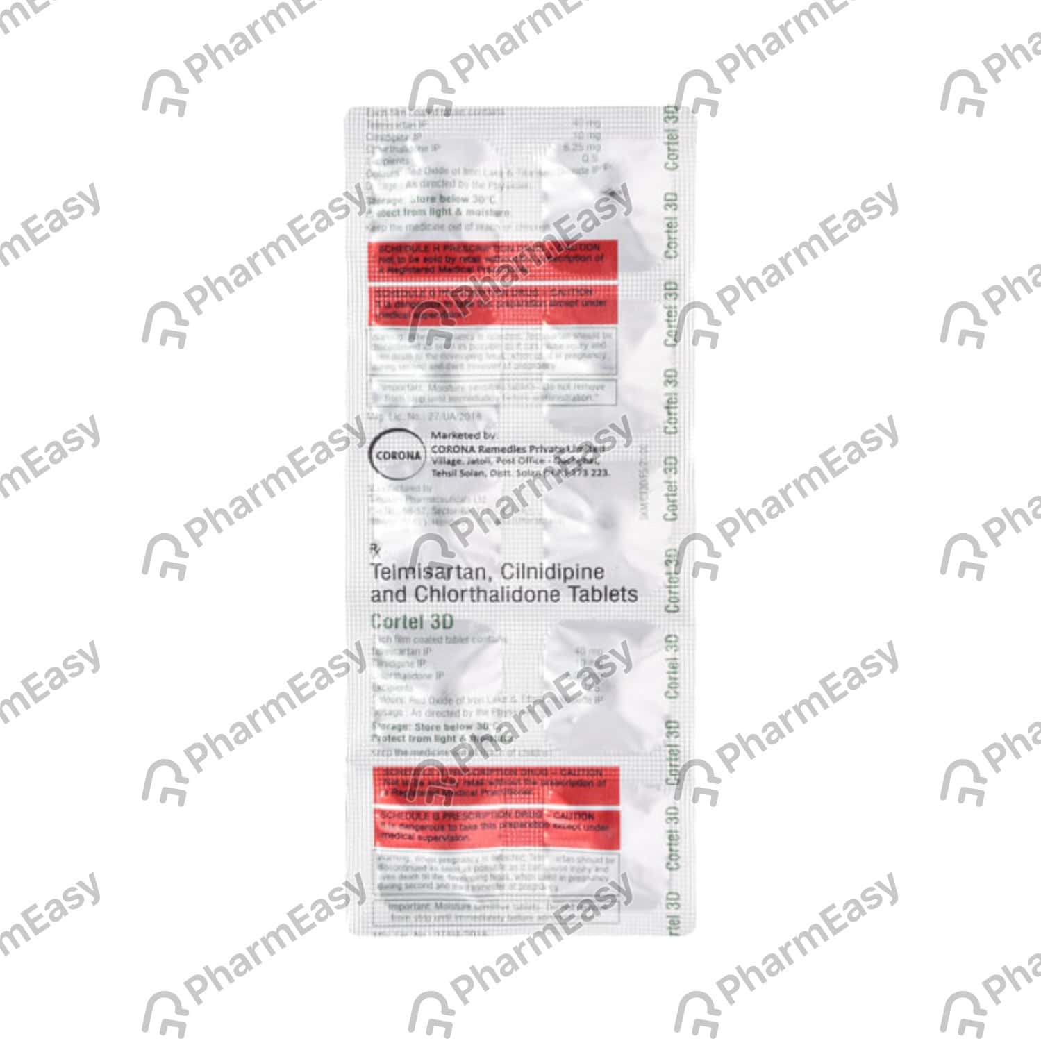 Cortel 3D Tablet: Uses, Side-effects, Price, Dosage & More Info - PharmEasy